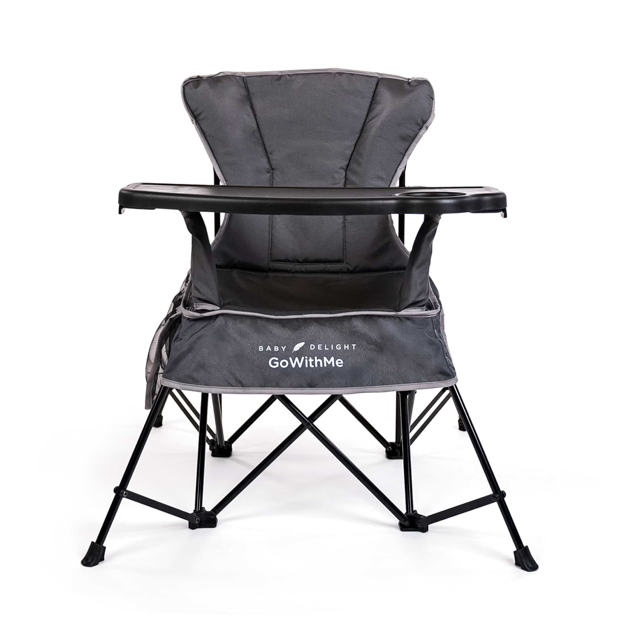Go With Me® Grand Deluxe Portable Chair for Kids - Grey - Baby Delight