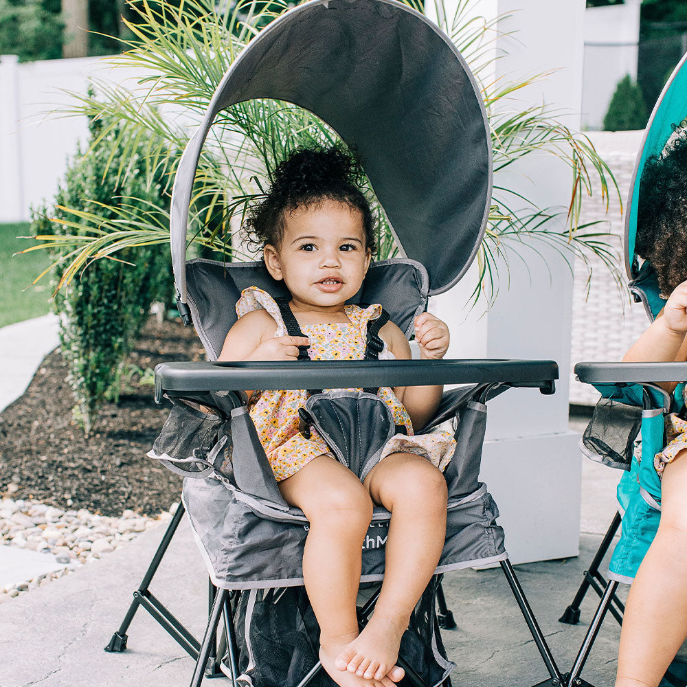 Go With Me® Venture Deluxe Portable Chair - Grey - Baby Delight