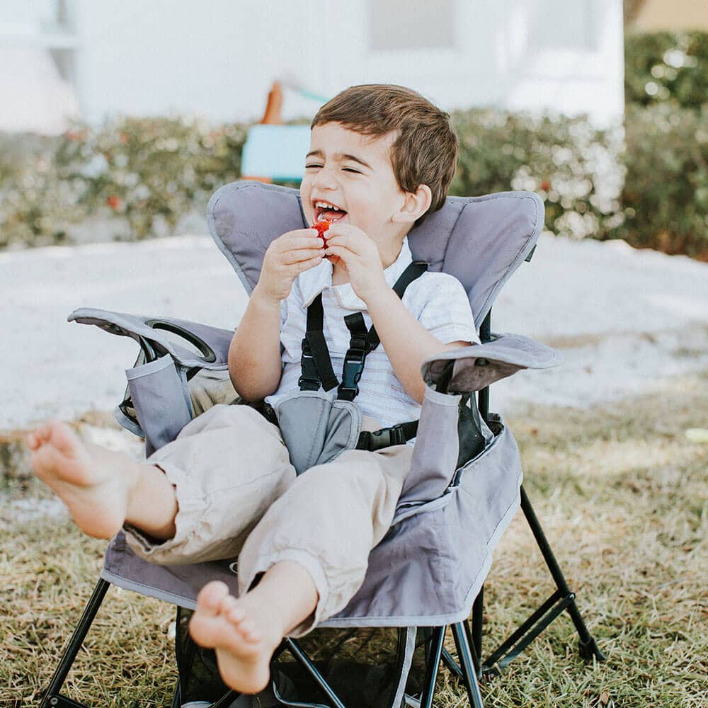 Go With Me® Venture Deluxe Portable Chair - Grey - Baby Delight